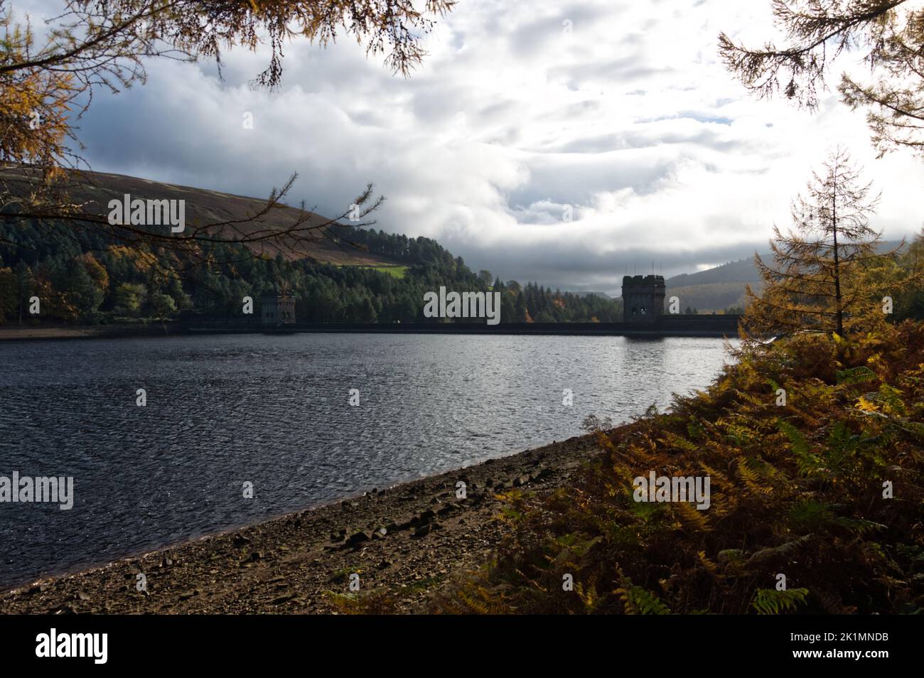 Derwent Reservoir in the Peak District, famous for the role in the ...