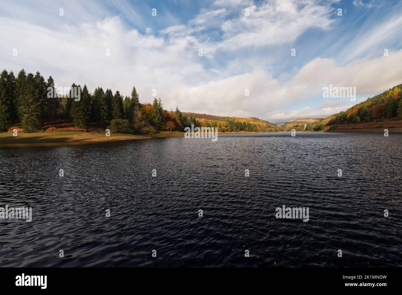 Derwent Reservoir in the Peak District, famous for the role in the ...