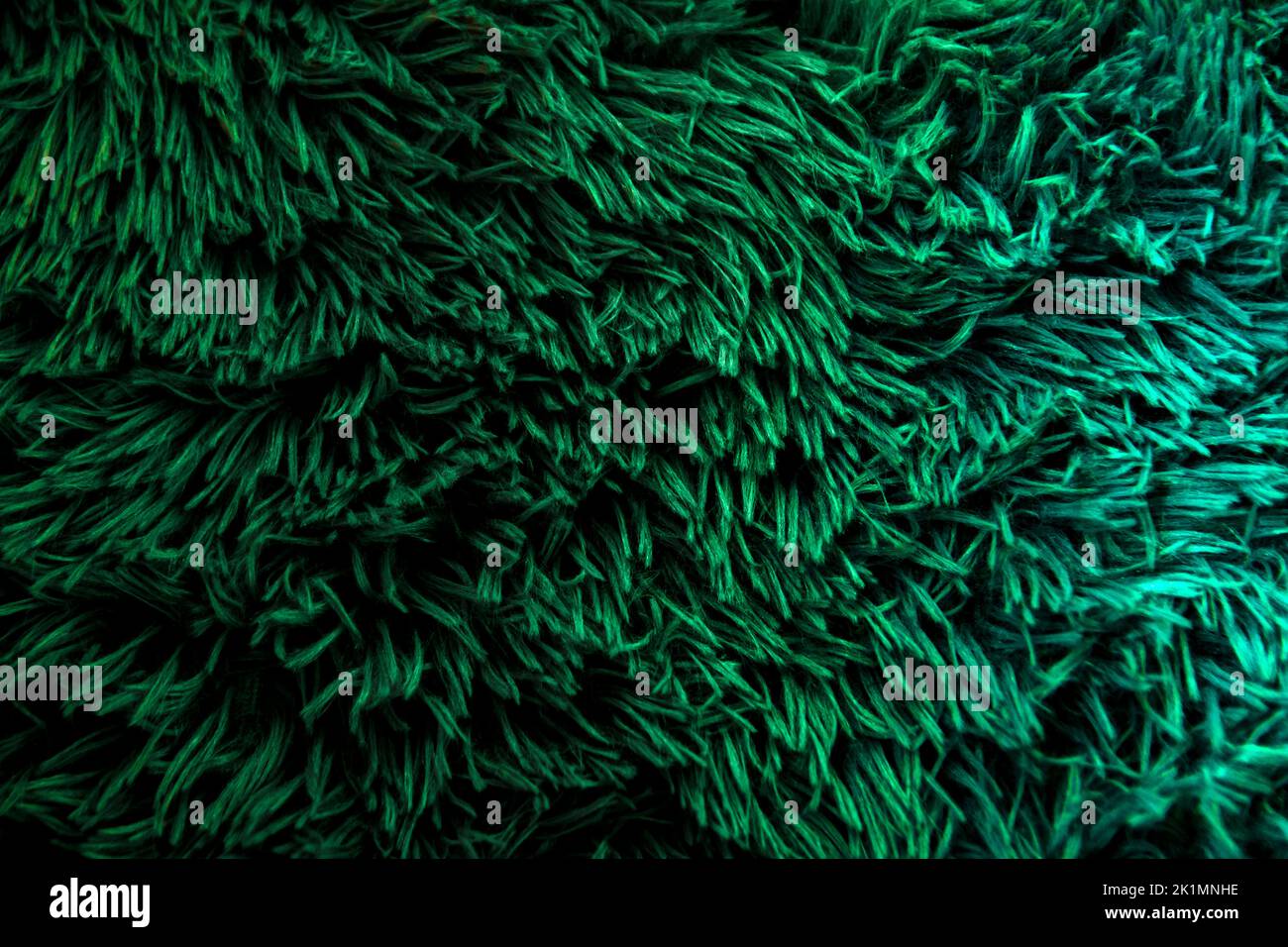 Hairy green background. hairy texture with voluminous effect. With hard ...