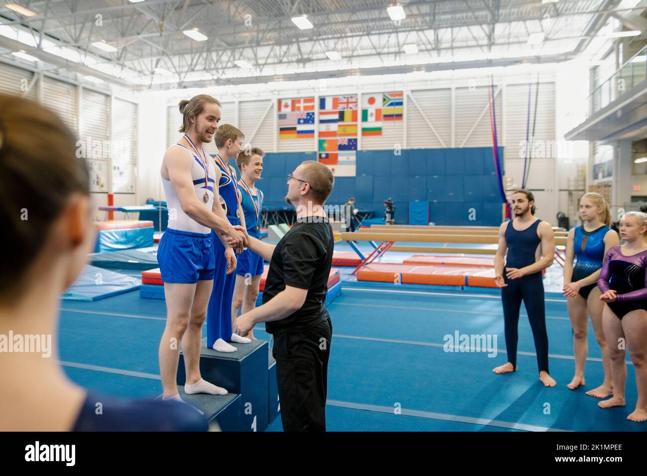 Male podium hi-res stock photography and images - Alamy
