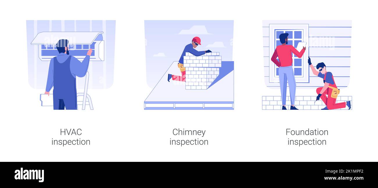 Building quality assessment isolated concept vector illustration set ...