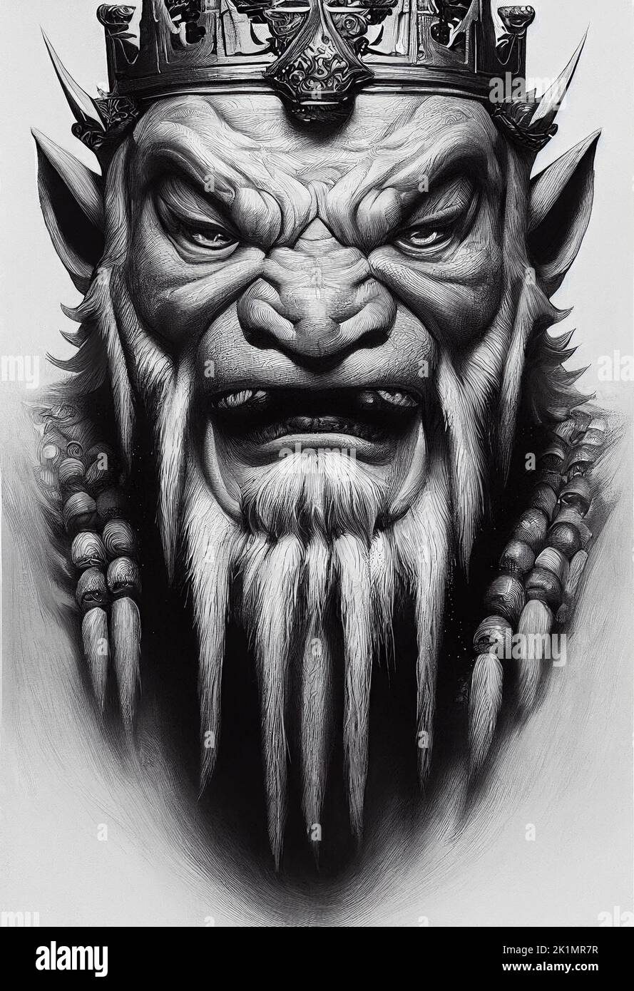 Orc Wow Drawing