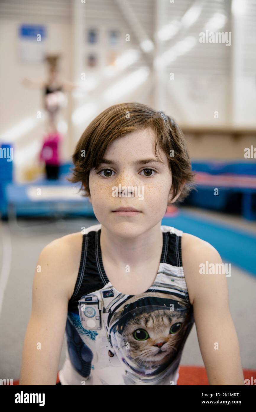 Boy looking into camera hi-res stock photography and images - Alamy