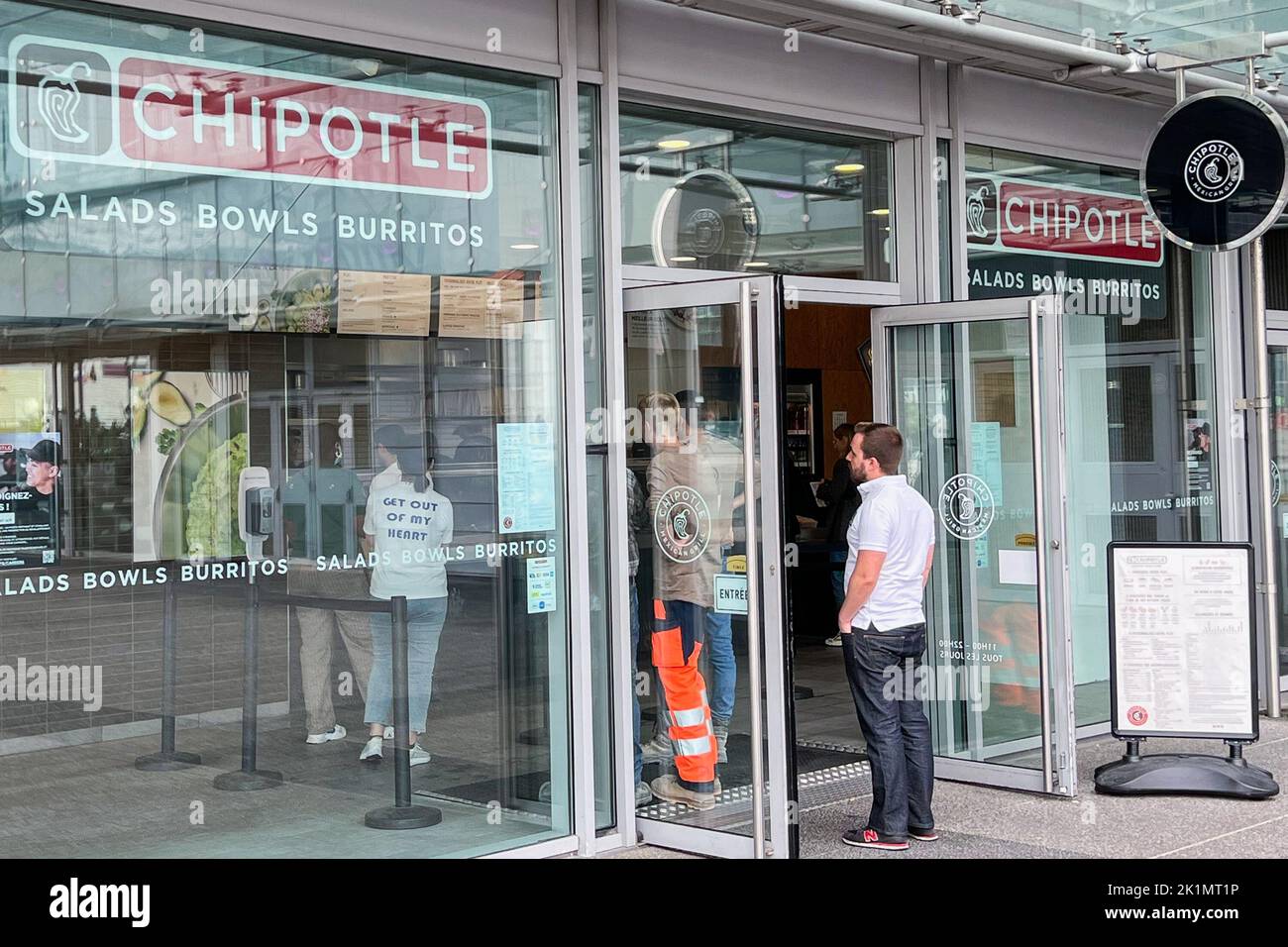 France. 05th Sep, 2022. Chipotle at The Westfield Les 4 Temps shopping ...