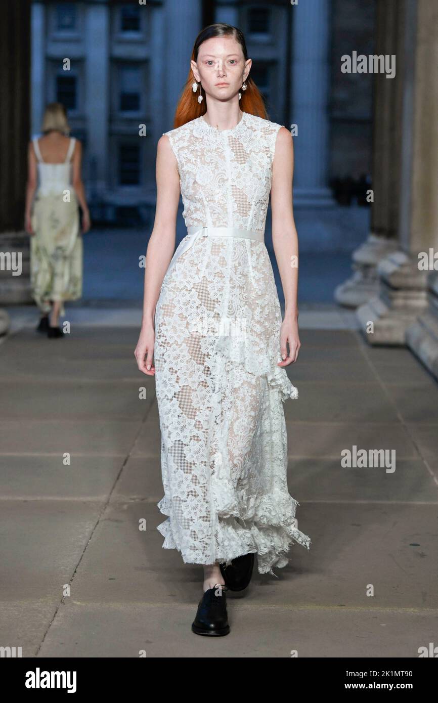 ERDEM SS23 runway during during London fashion Week on September 2022 ...