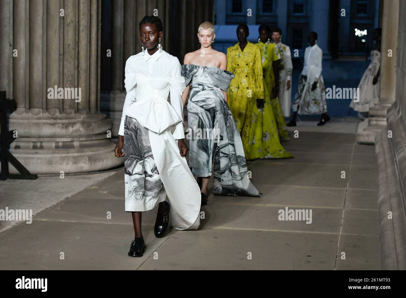 ERDEM SS23 runway during during London fashion Week on September 2022 ...
