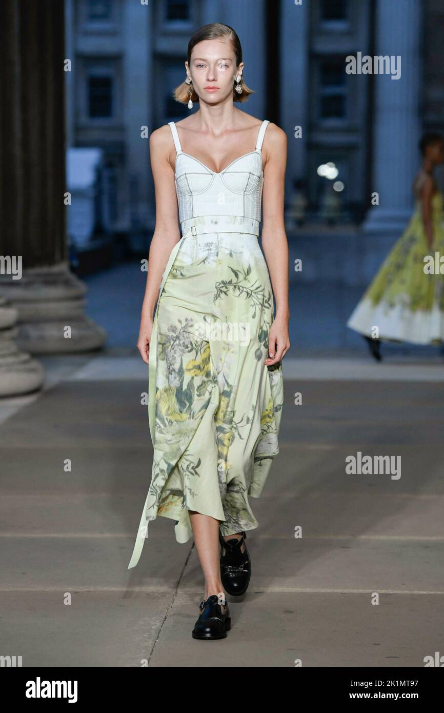 ERDEM SS23 runway during during London fashion Week on September 2022 ...