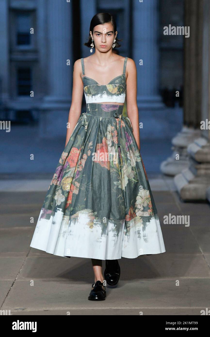 ERDEM SS23 runway during during London fashion Week on September 2022 ...