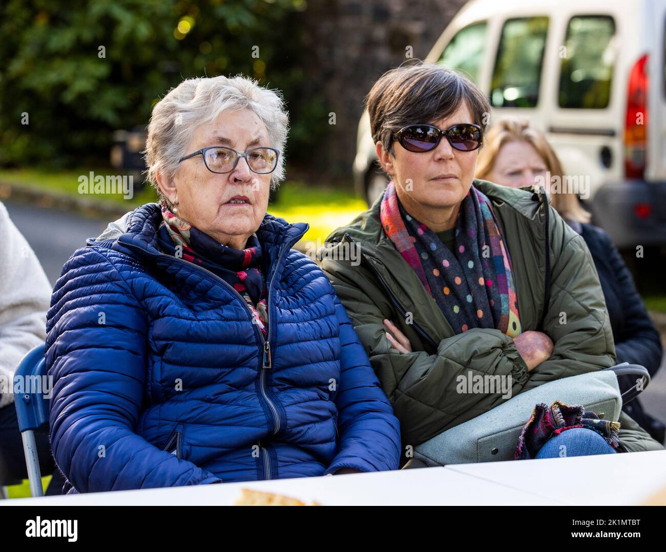 Joy Rodgers (left) with her daughter in law Leanne Rodgers from Lisburn ...