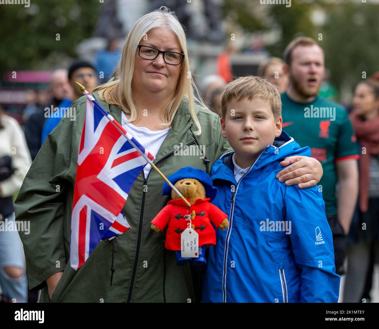 Eleanor Smith and her son Tom Murray (9) with his Paddington Bear that ...