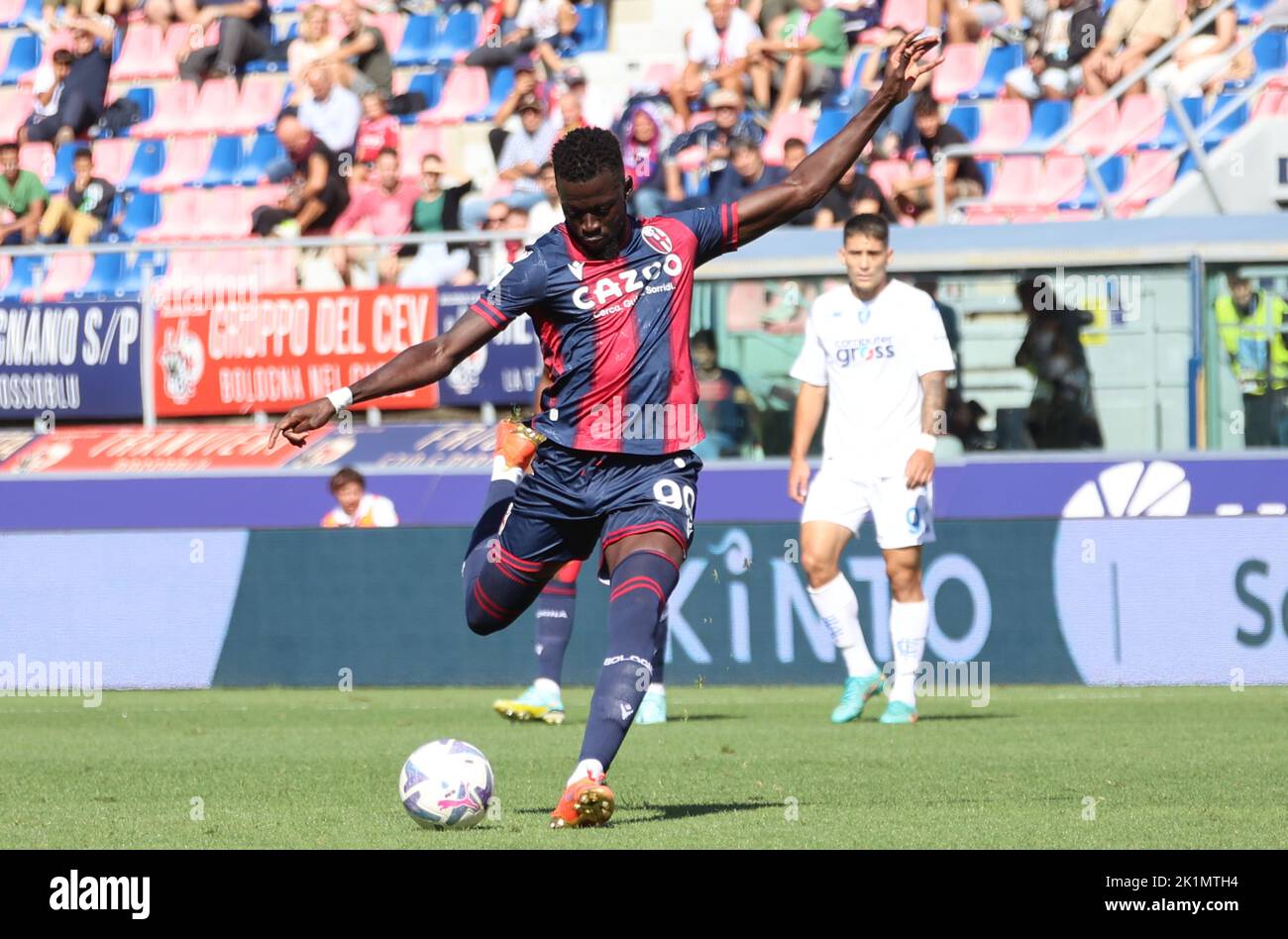 Musa Barrow (Bologna f.c.) during the Italian Football Championship ...