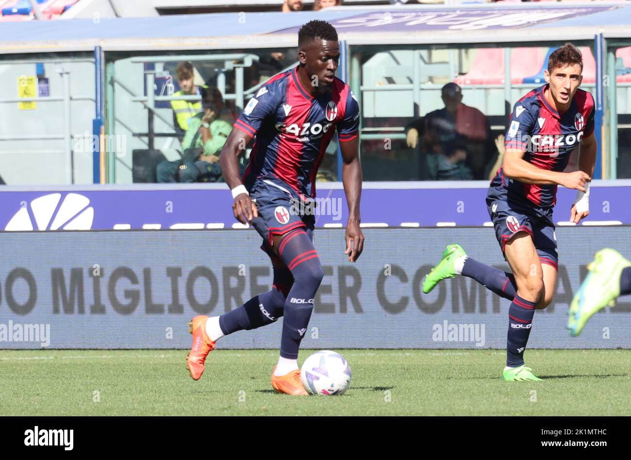Musa Barrow (Bologna f.c.) during the Italian Football Championship ...