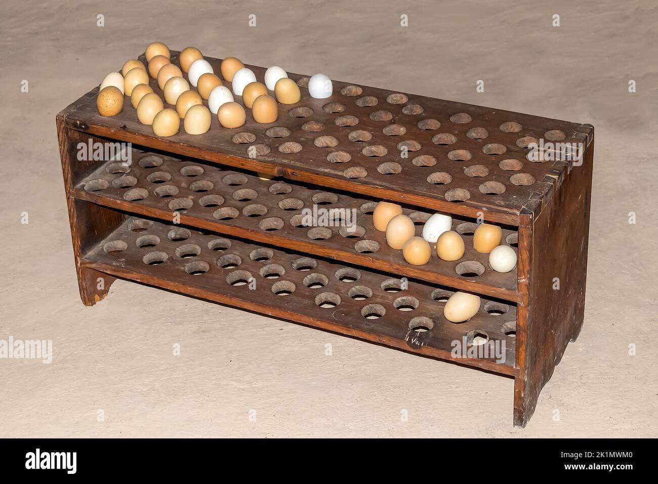 historical egg stand rack from the 19th century Stock Photo - Alamy