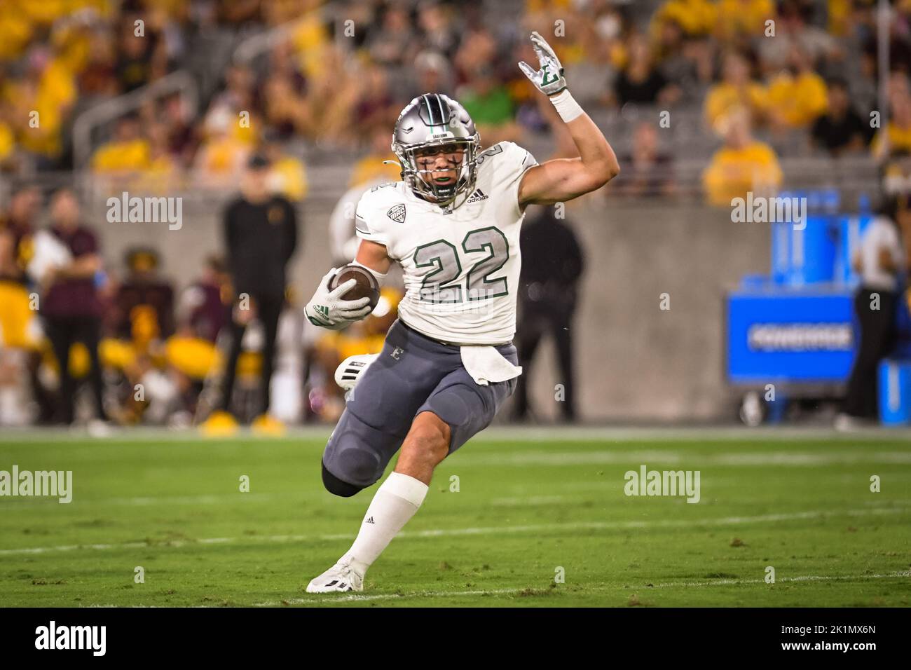 Eastern Michigan Eagles running back Samson Evans (22) runs for a first ...