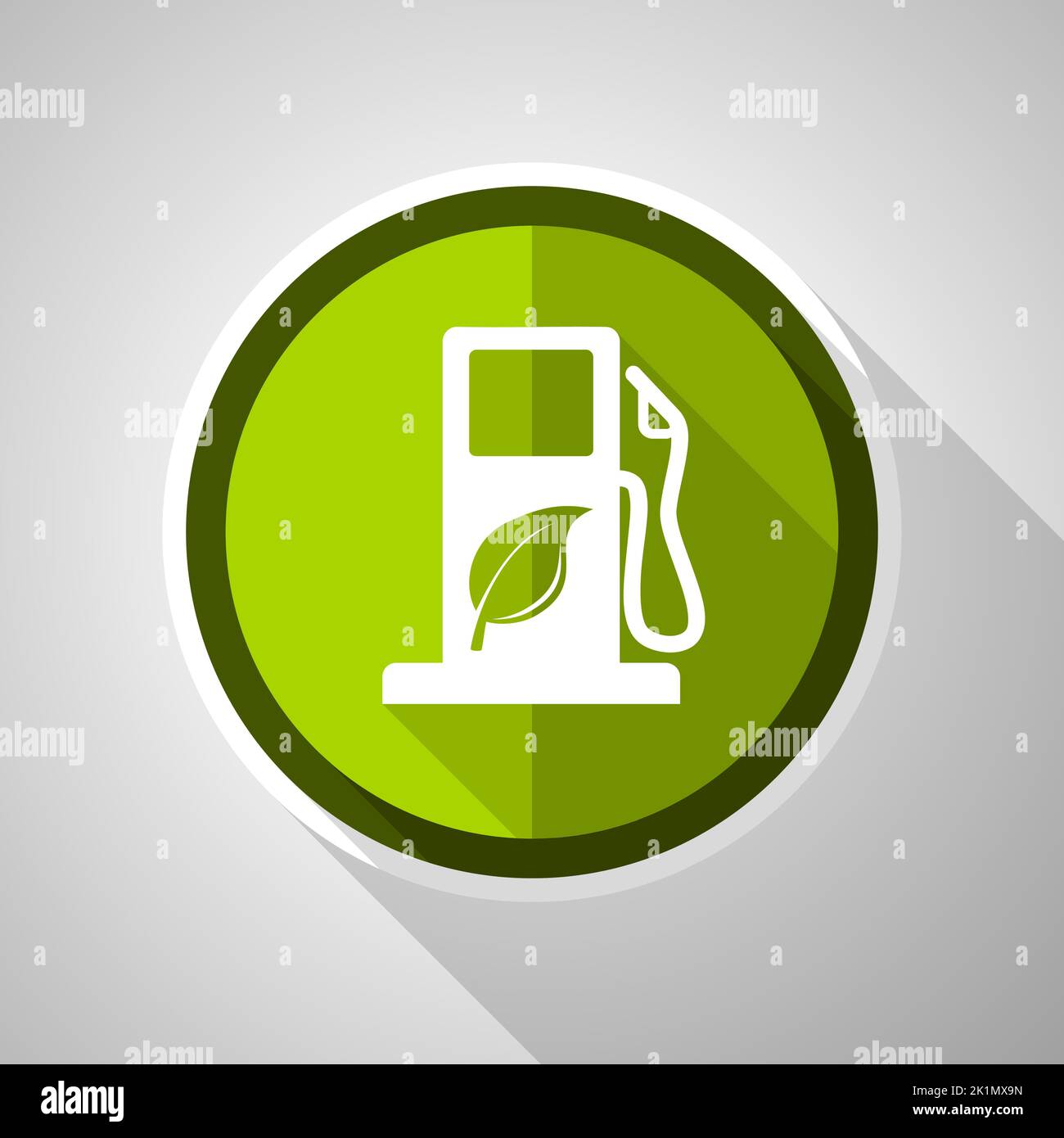 Ethanol green vector icon, flat design biodiesel symbol Stock Vector ...