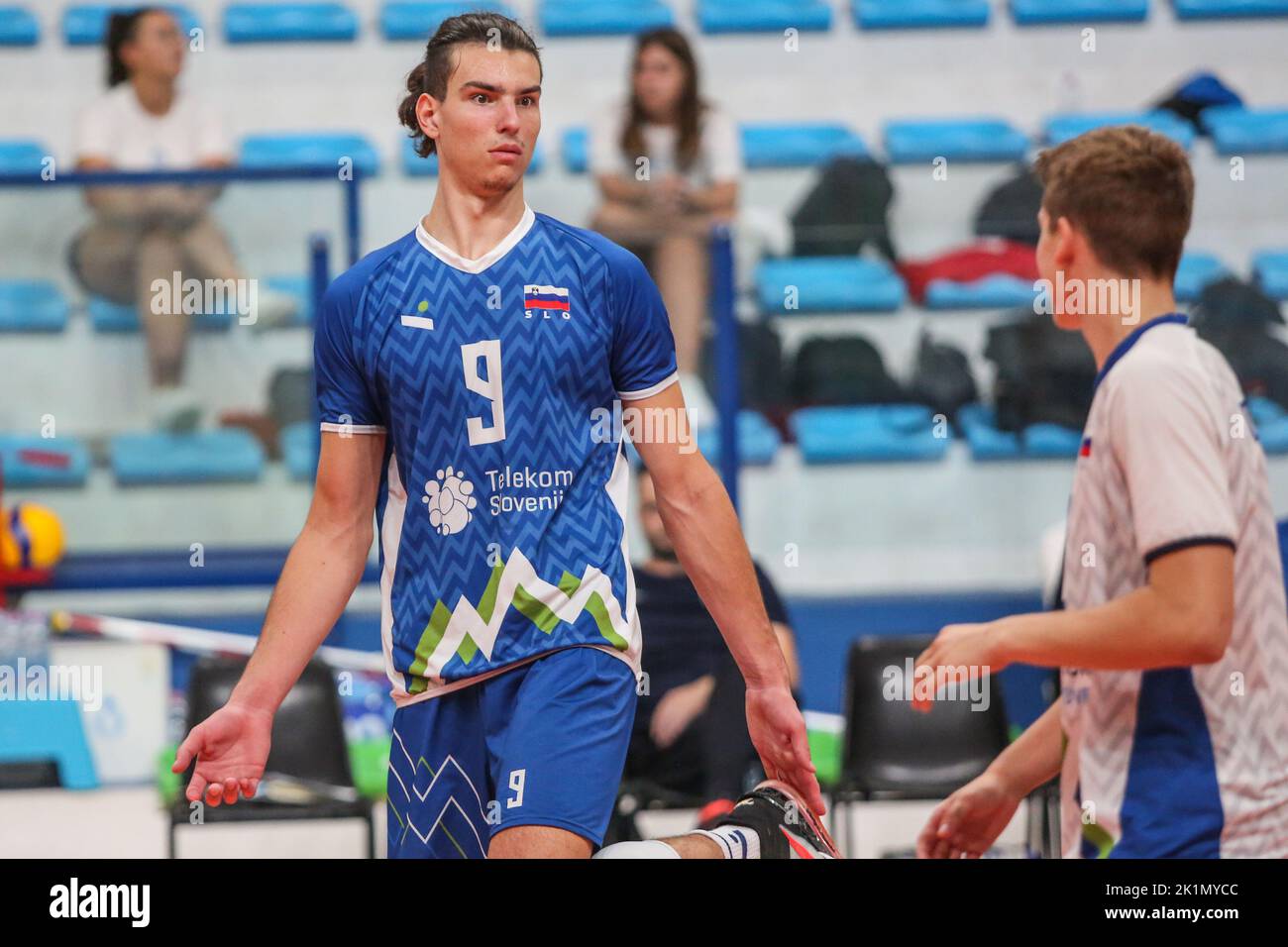 Nik Mujanovic (SLO) during U20 European Championship - Slovenia vs ... Nik Mujanovic (SLO) during U20 European Championship - Slovenia vs ...