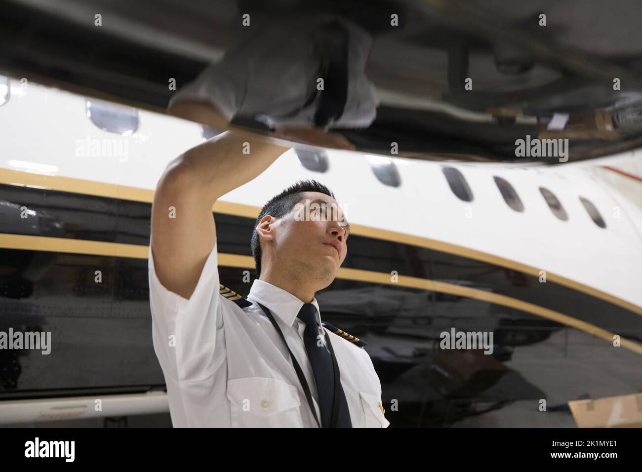 Male pilot examine hi-res stock photography and images - Alamy