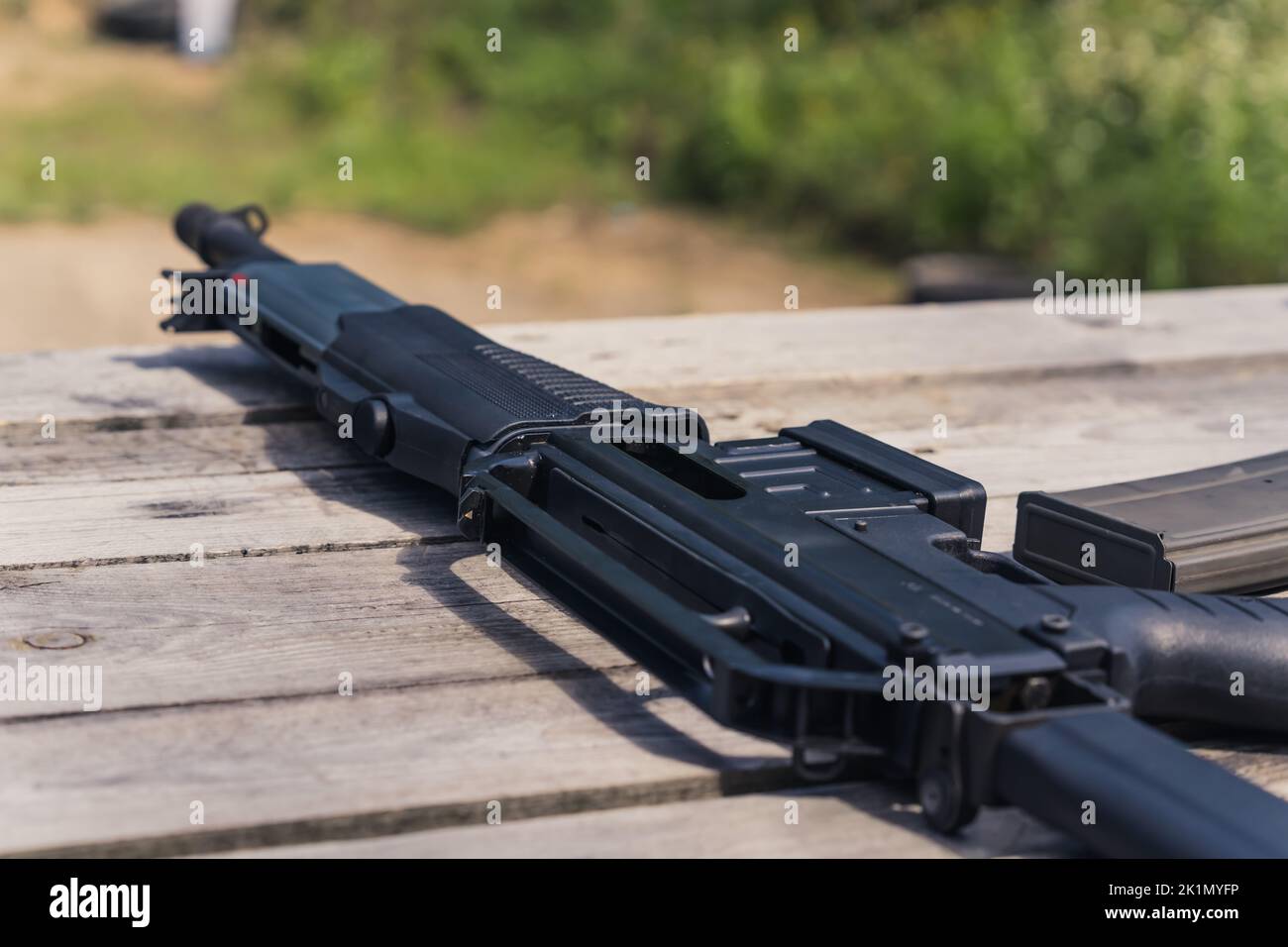 Police officer shotgun hi-res stock photography and images - Alamy