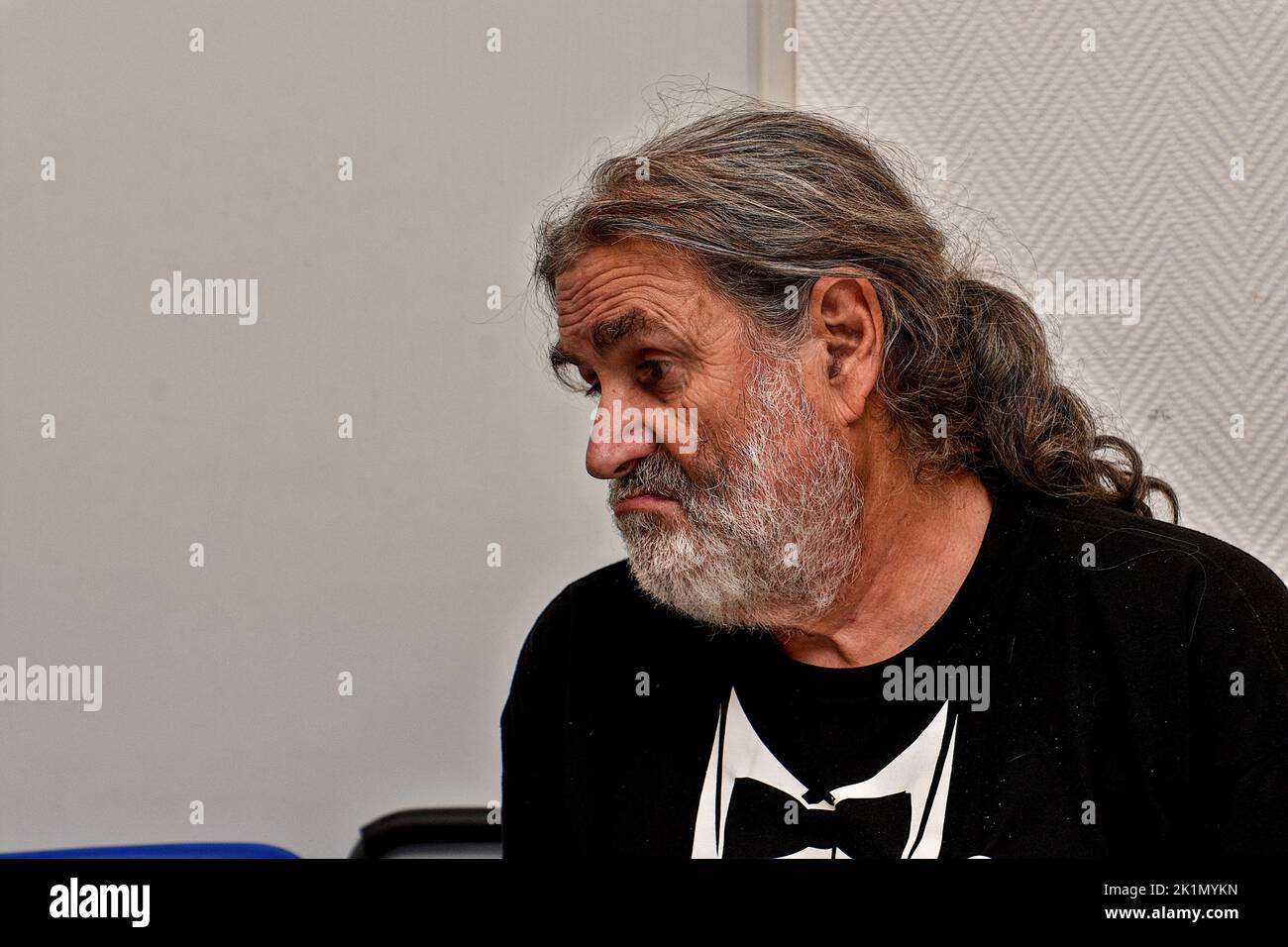 French cartoonist Pascal Caffa seen at the festival. 11th International ...