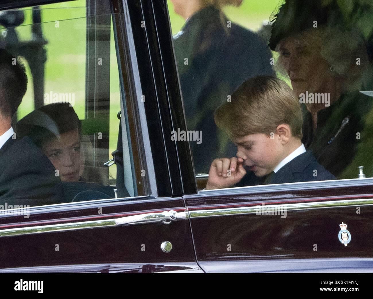 September 19th, 2022. London, UK. Princess Charlotte, Prince George and ...