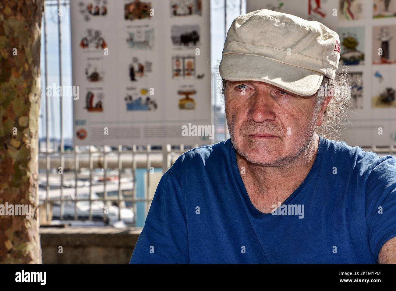 French cartoonist Robert Chausse seen at the festival. 11th ...
