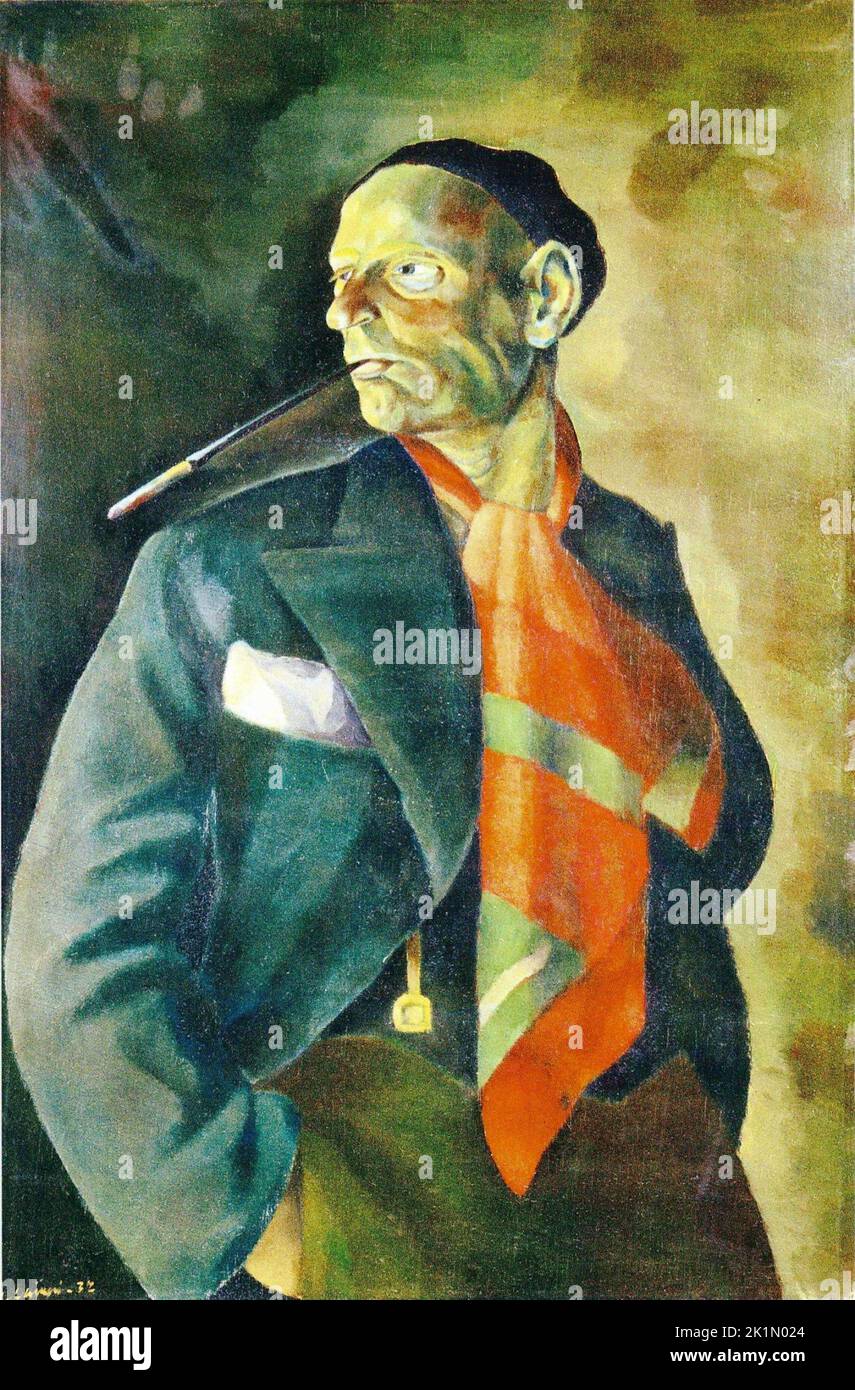 Vilho Lampi - Self Portrait - 1932 Stock Photo - Alamy