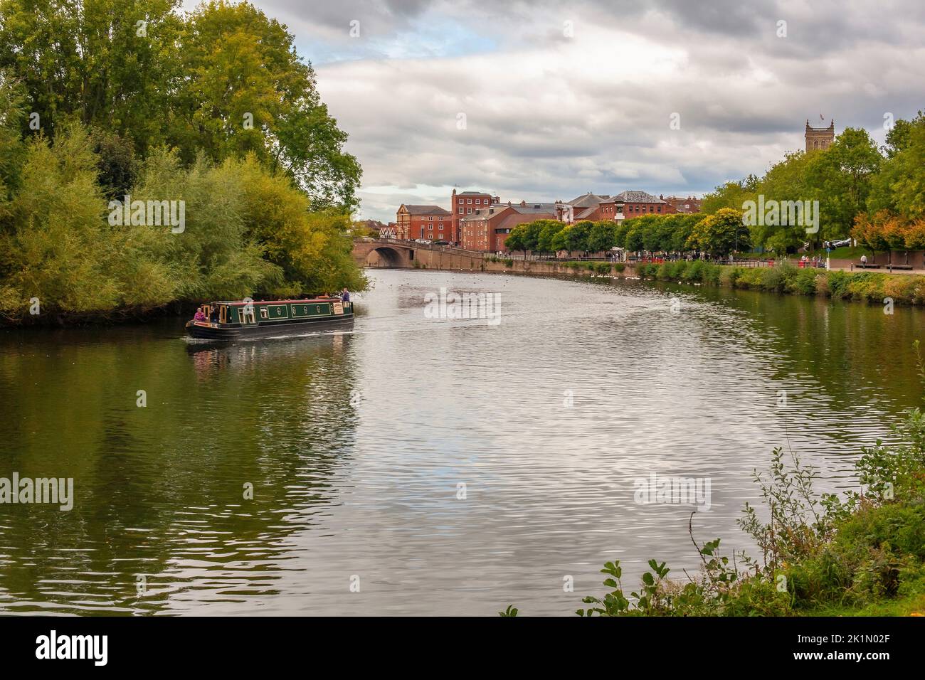 The River Severn Worcester Worcestershire Stock Photo - Alamy