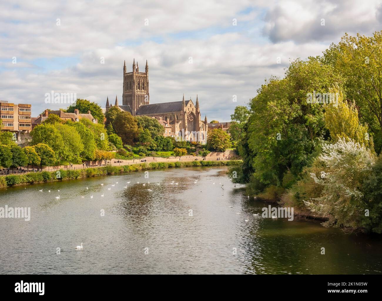 Worcester cathedral flag hi-res stock photography and images - Alamy