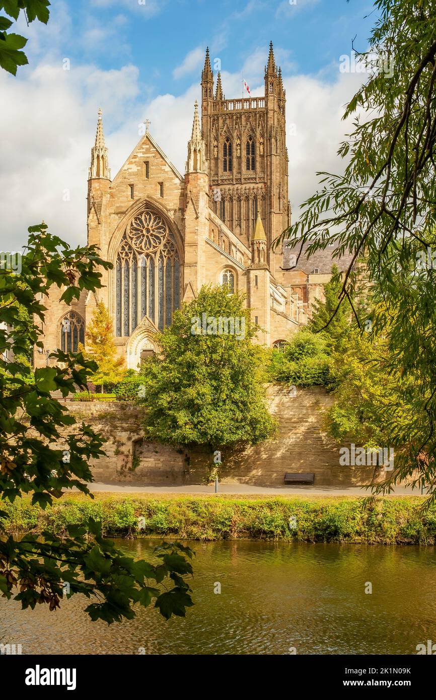 Worcester Cathedral Worcestershire Stock Photo - Alamy
