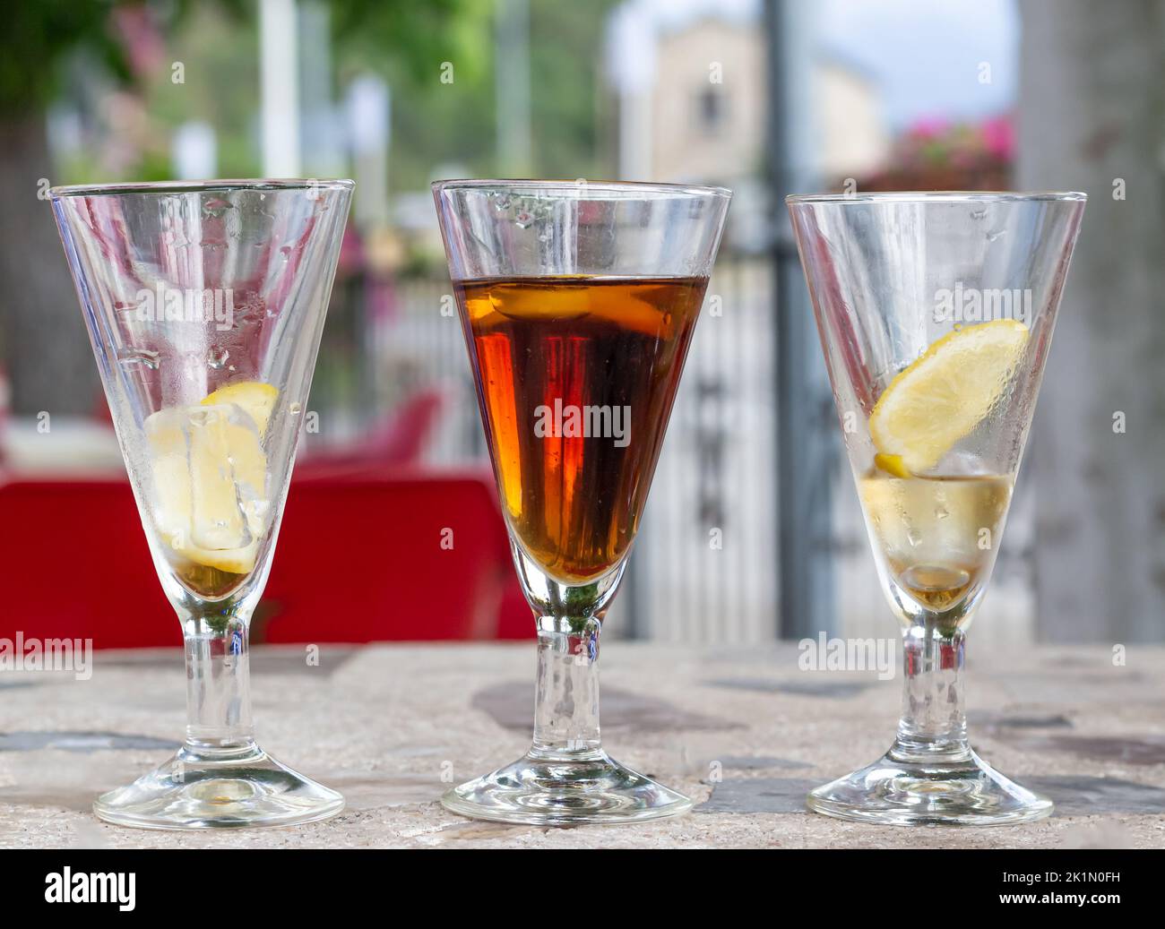 glass of Vermut Stock Photo - Alamy