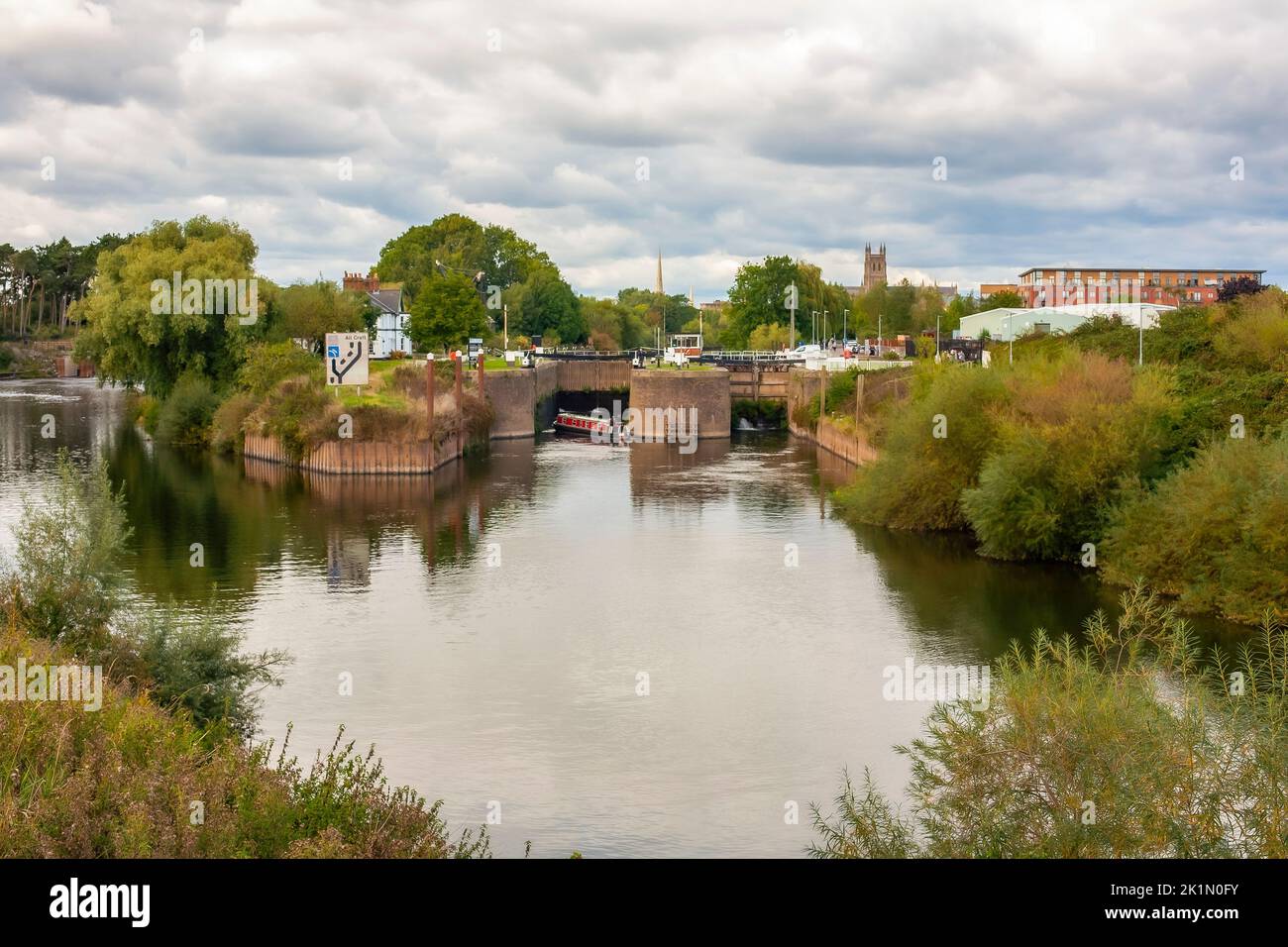 Diglis wier and lock hi-res stock photography and images - Alamy