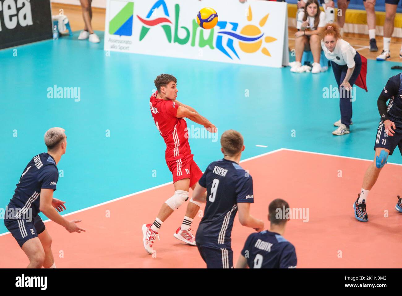 Kuba Hawryluk (POL) in action during U20 European Championship - Poland ...