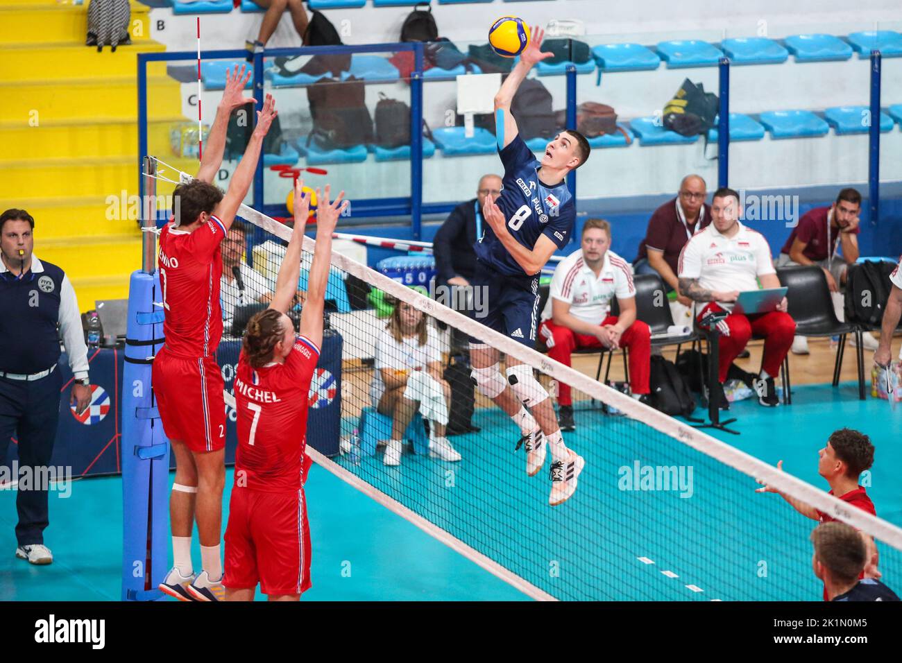 SPike of Tytus Nowik (POL) during U20 European Championship - Poland vs ...