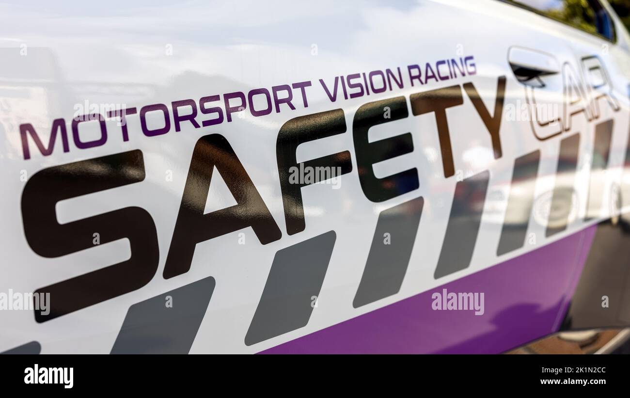 MotorSport Vision Racing BMW M2 safety car on display at the Bicester ...
