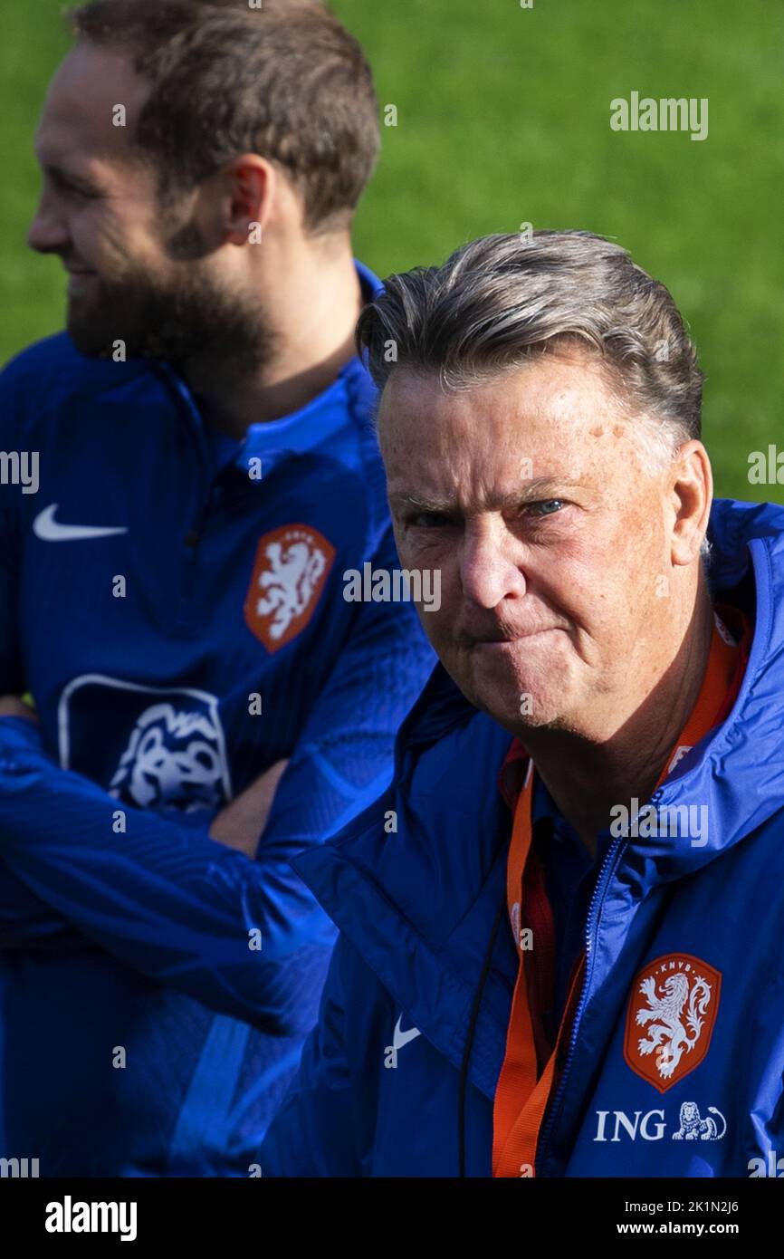 ZEIST - Training session of the Dutch national team with coach Louis ...