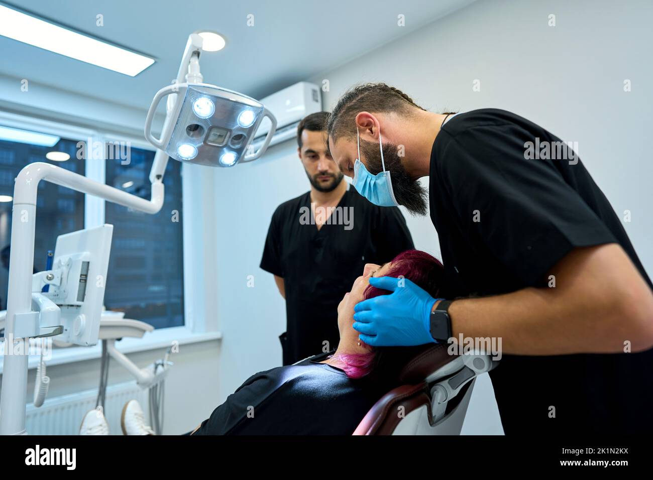 Dentist working in office orthodontist hi-res stock photography and ...