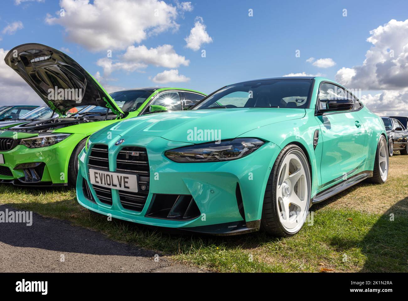BMW M4 xDrive Competition ‘EV10 LVE’ on display at the Bicester ...