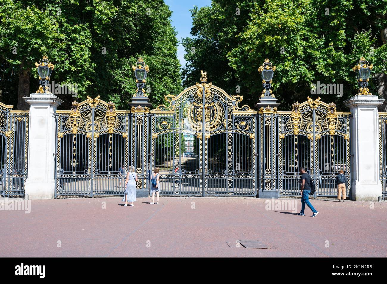 London, United Kingdom - August 06, 2022. Canada Gate at Green Park ...