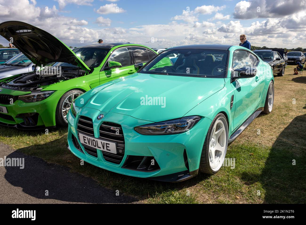 BMW M4 xDrive Competition ‘EV10 LVE’ on display at the Bicester ...