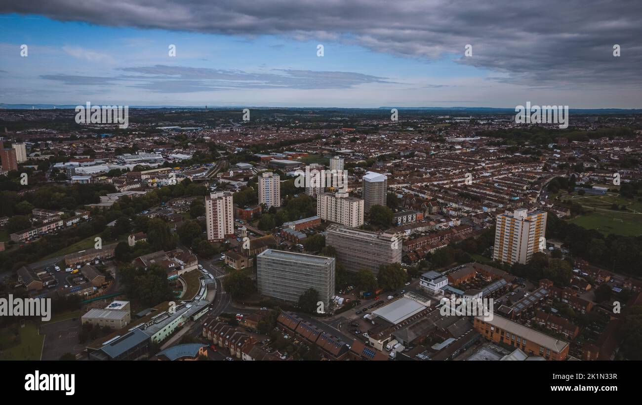 aerial view of Bristol, United Kingdom Stock Photo - Alamy