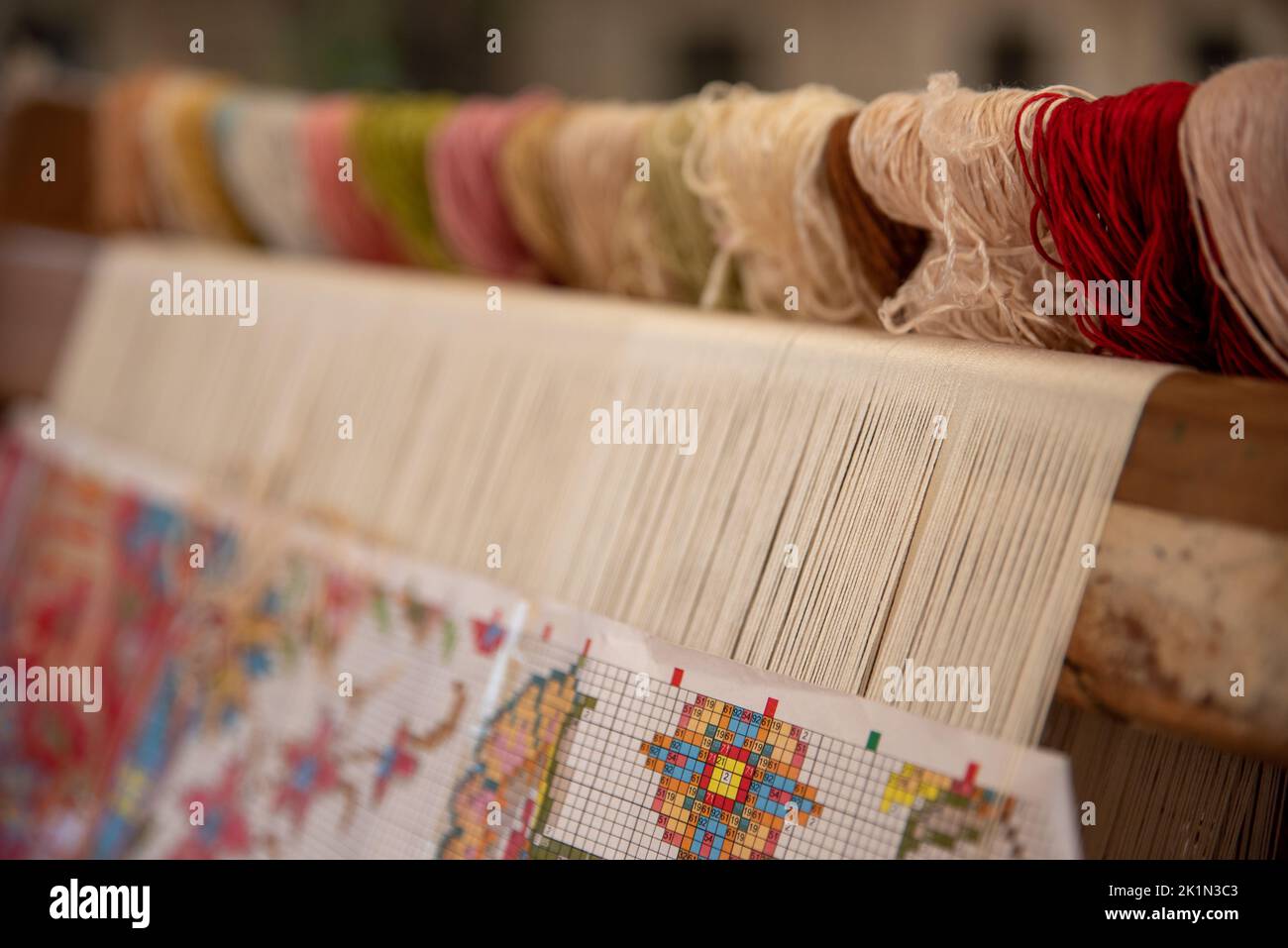 Rug weaving turkey hi-res stock photography and images - Alamy