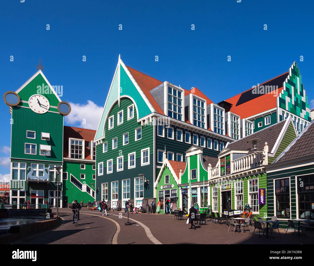 Zaandam, Netherlands - April 26, 2022: The picturesque traditional ...