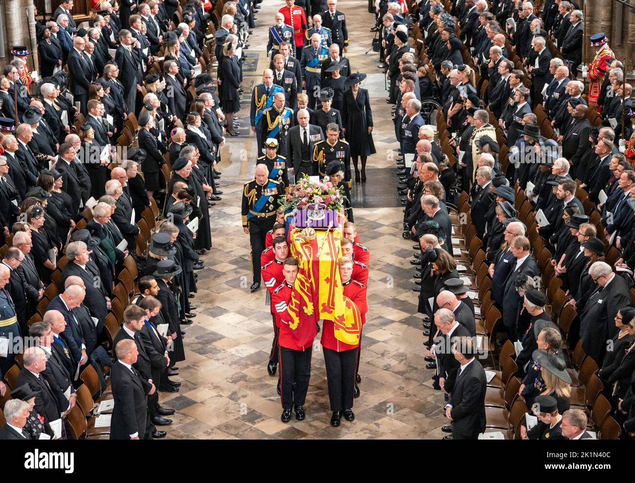 King Charles III, the Queen Consort, the Princess Royal, Vice Admiral ...
