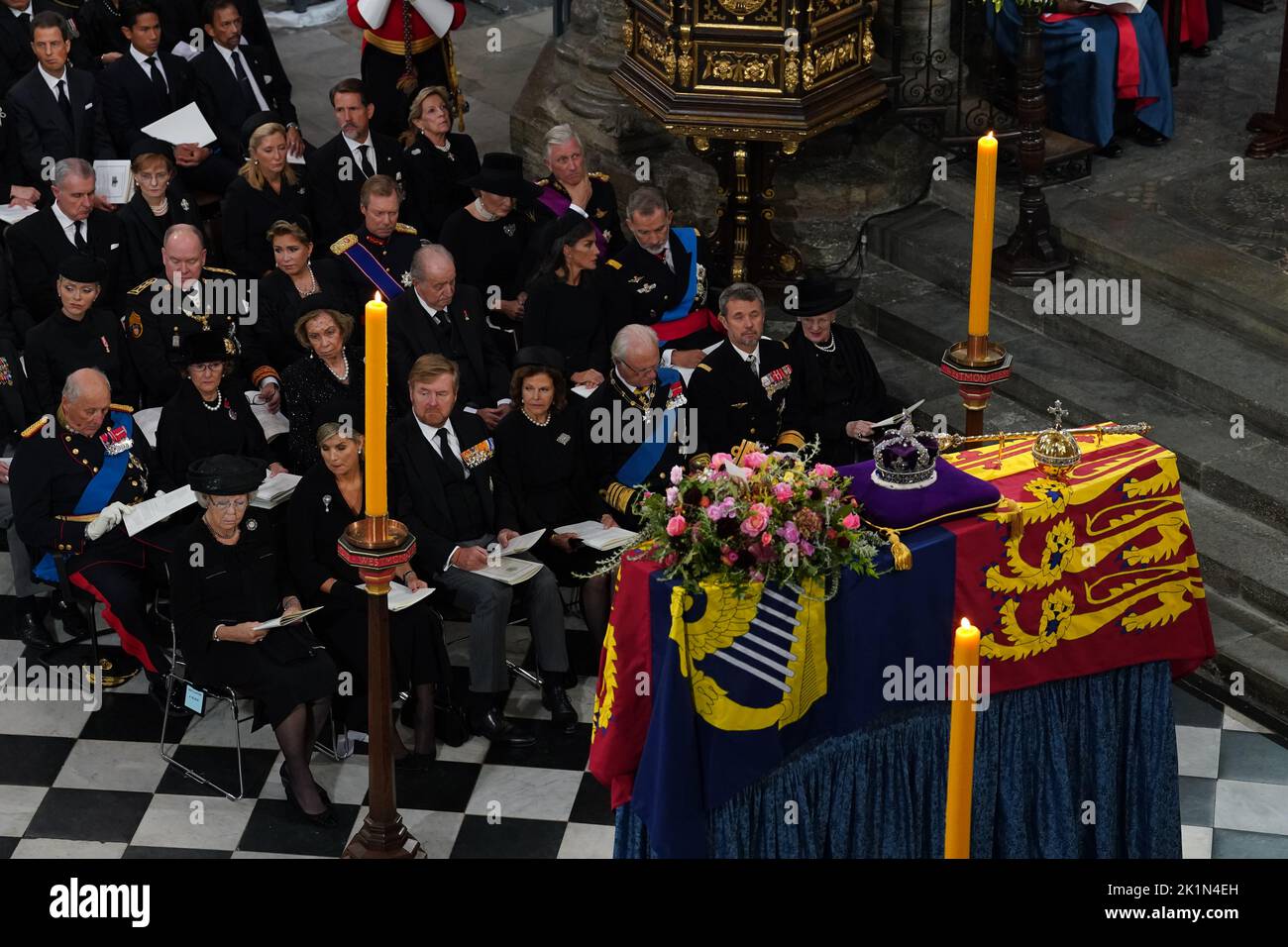 Foreign royals and dignitaries, including Prince Albert II and Princess ...