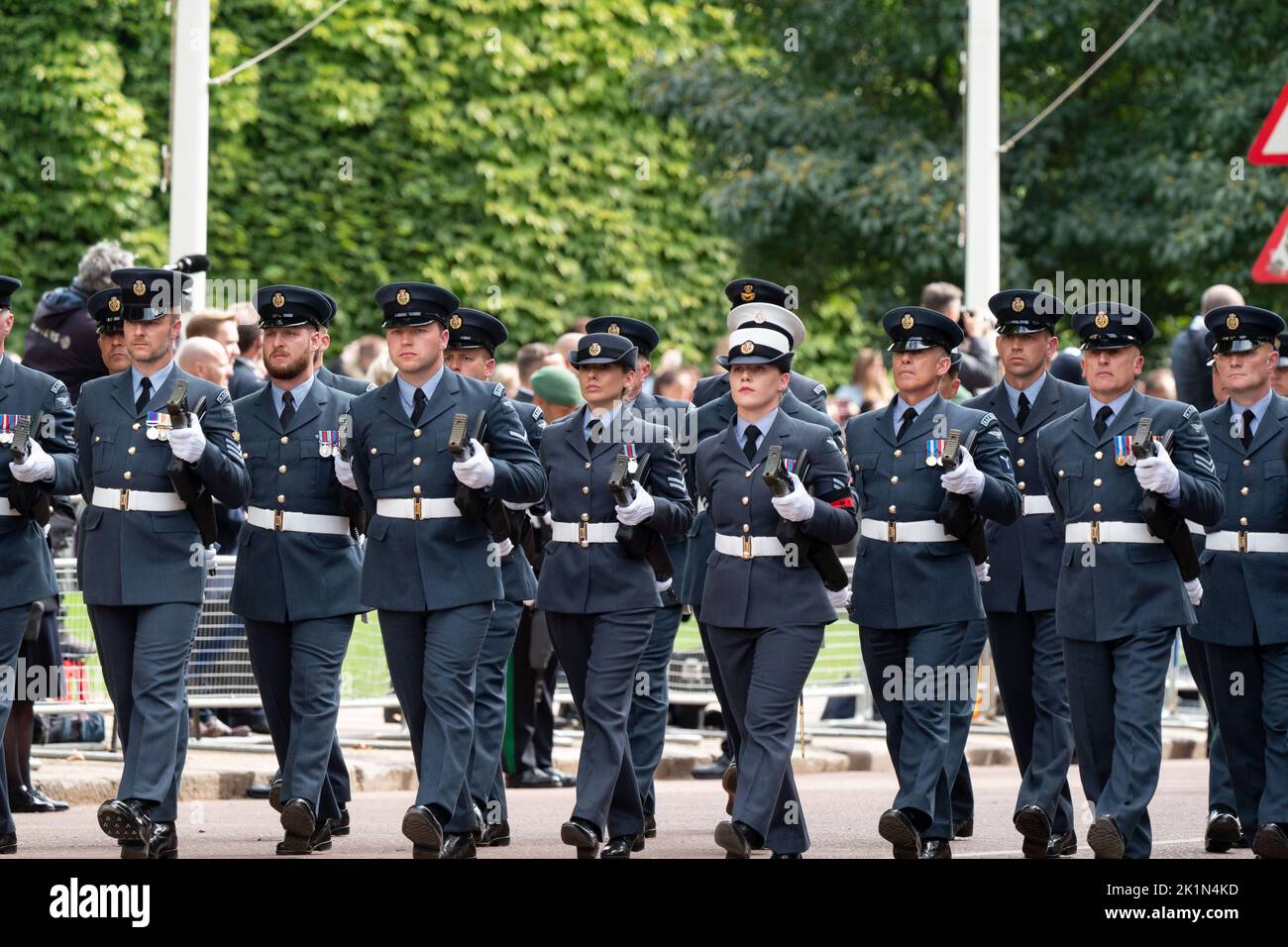 Images of the armed services during The Queen Elizabeth II state ...