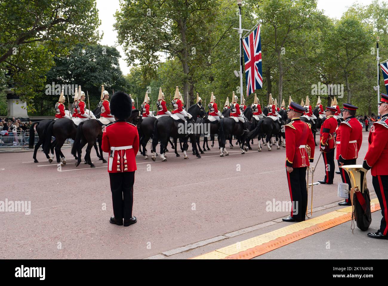 Images of the armed services during The Queen Elizabeth II state ...