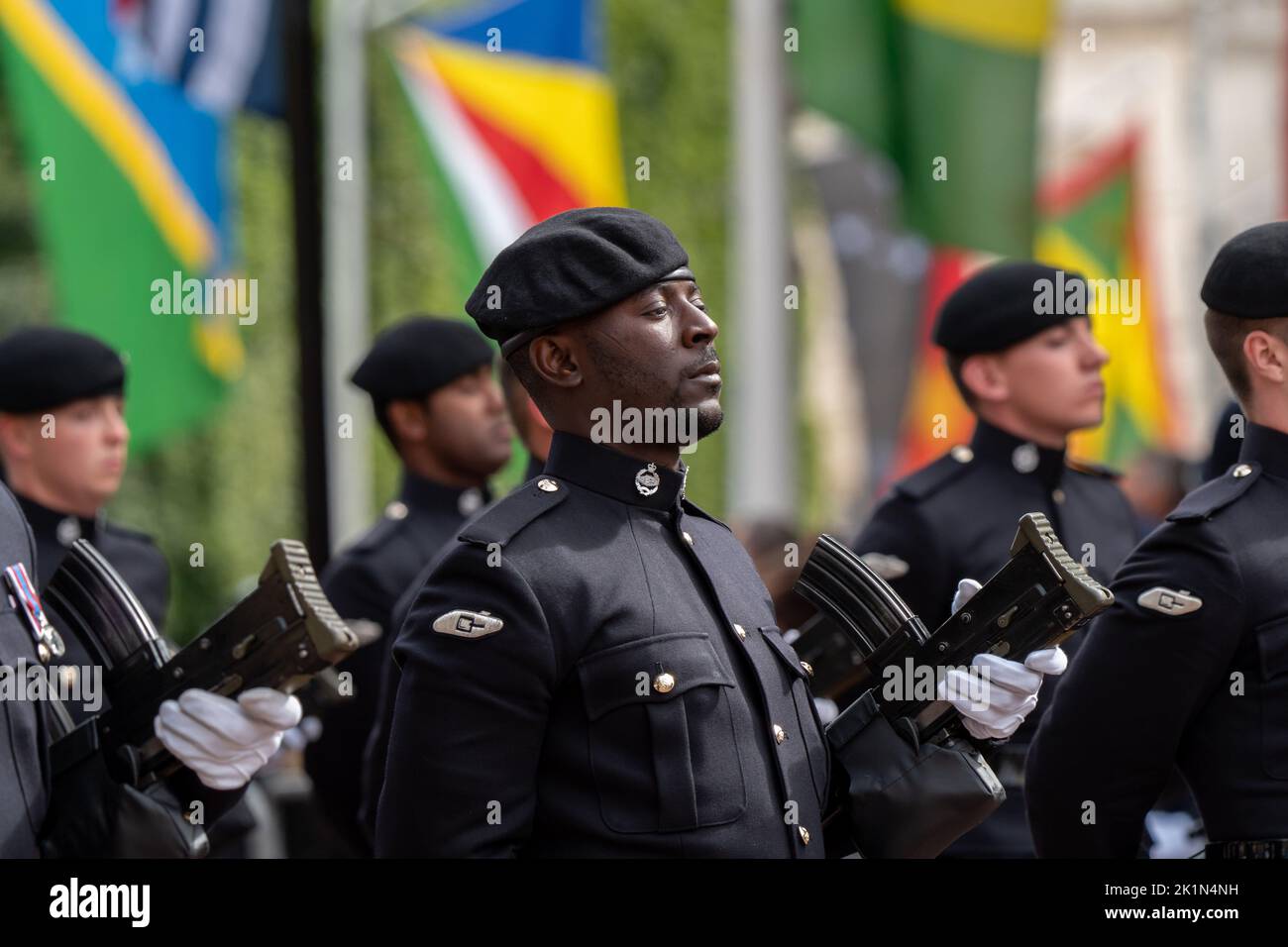 Images of the armed services during The Queen Elizabeth II state ...