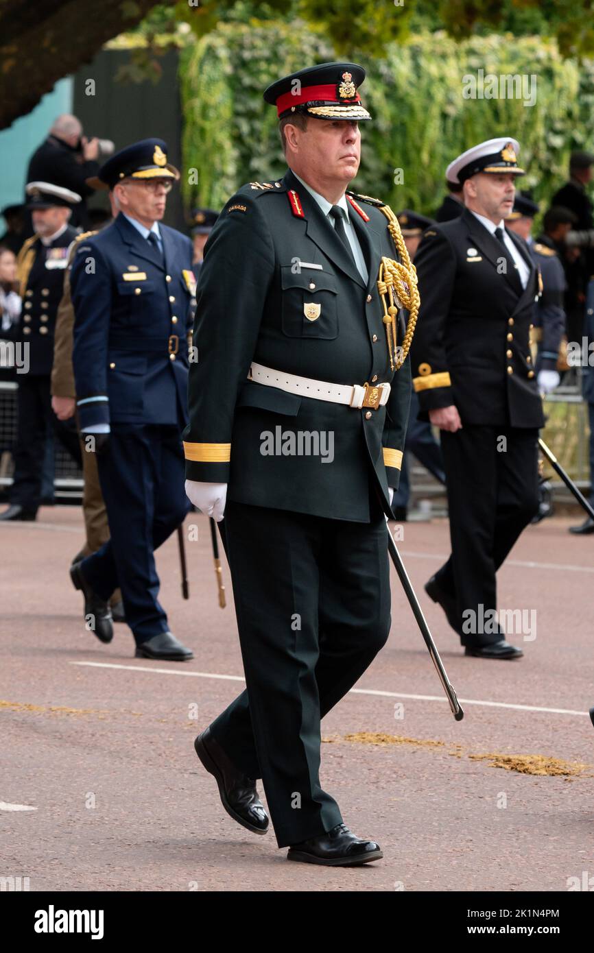 Images of the armed services during The Queen Elizabeth II state ...
