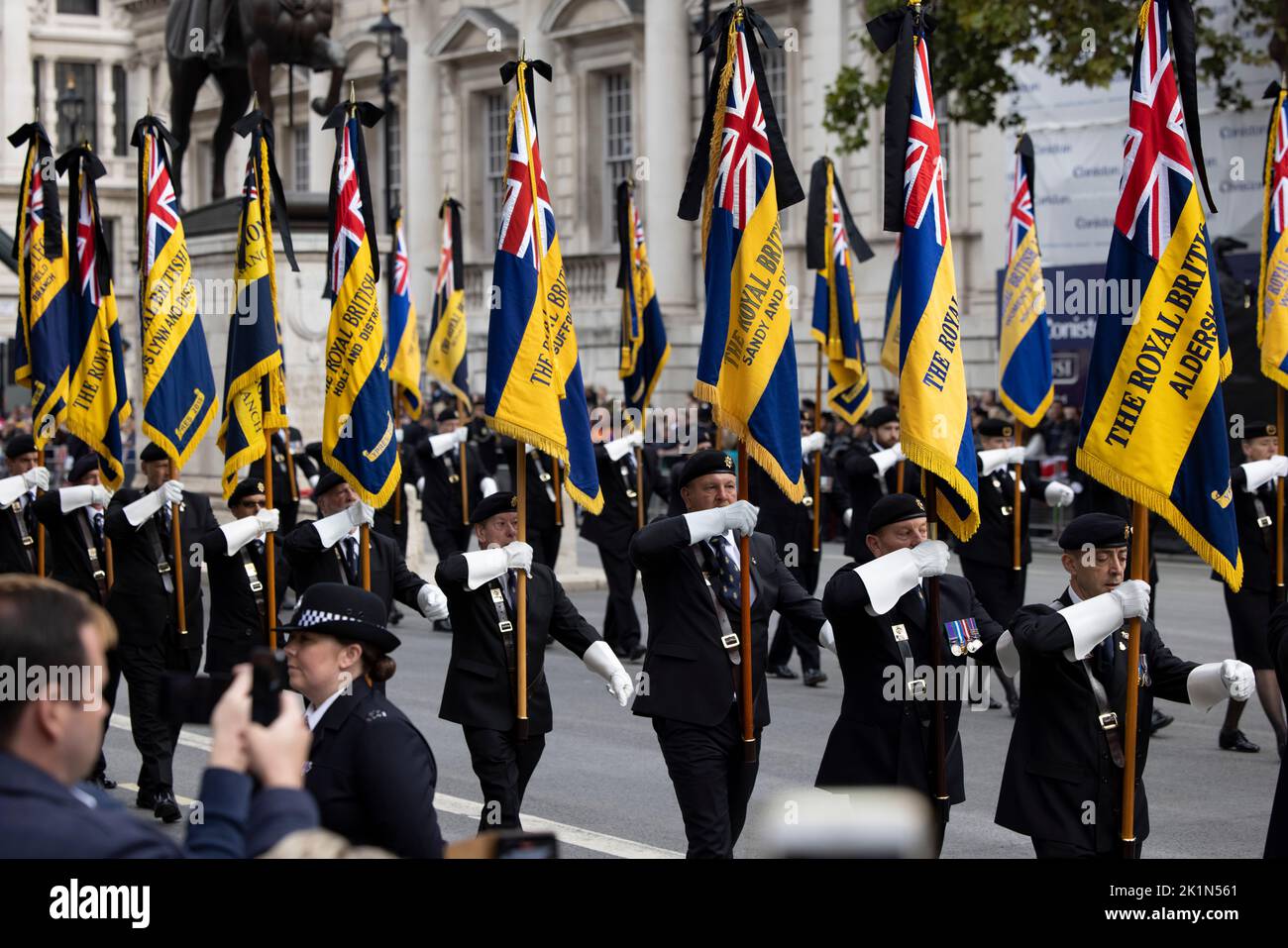 Royal british legion flags hi-res stock photography and images - Alamy