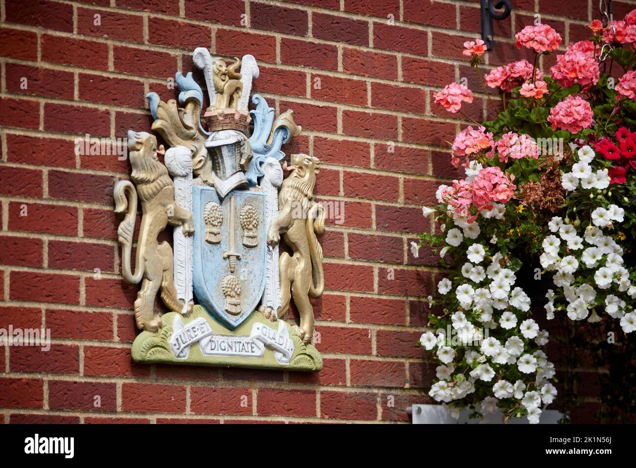 Alsager Cheshire East in Cheshire, England. Cheshire coat of arms Stock ...